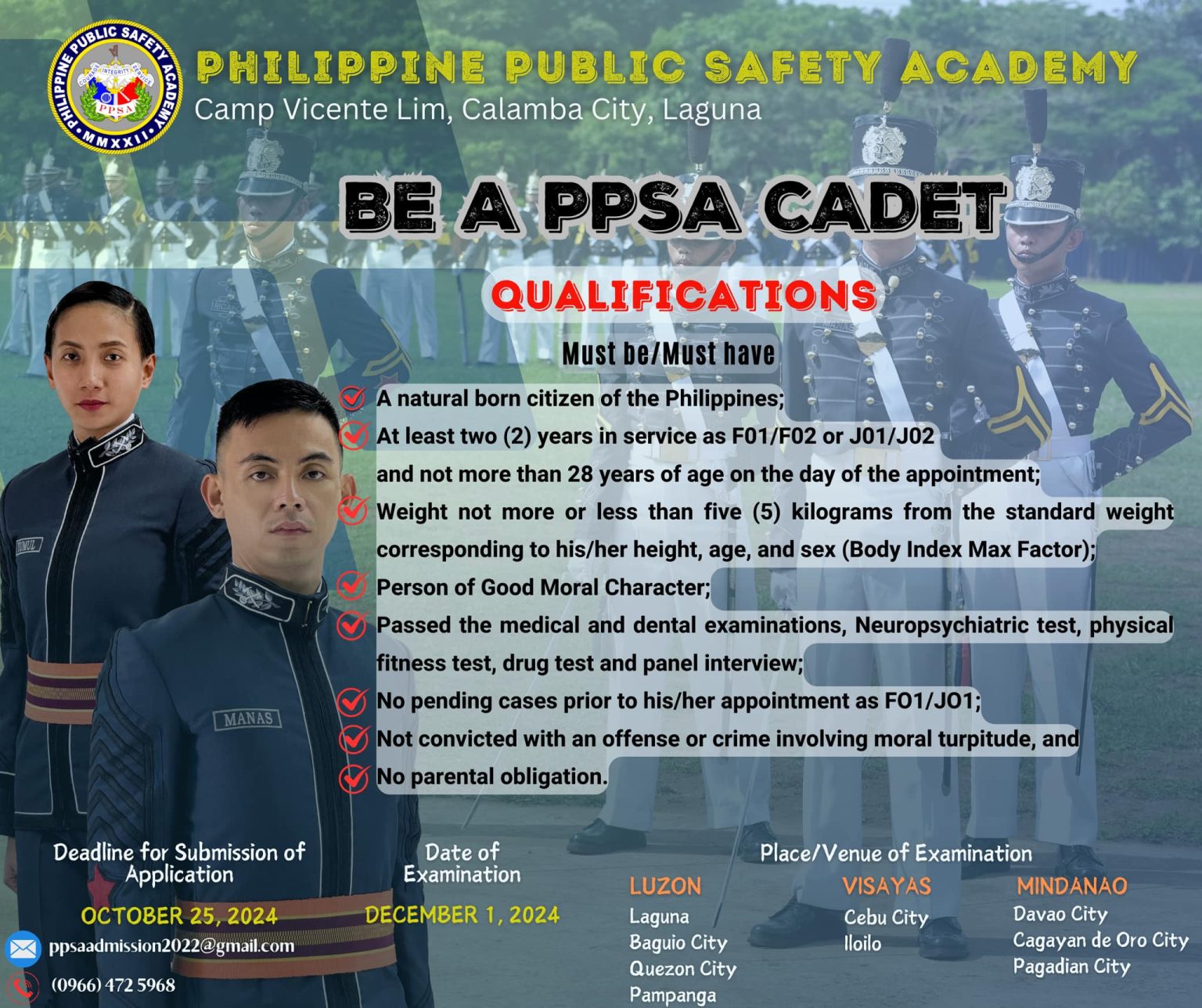 Philippine Public Safety Academy – Lead and Serve with Courage and ...